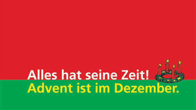„Advent ist im Dezember“ – EKD